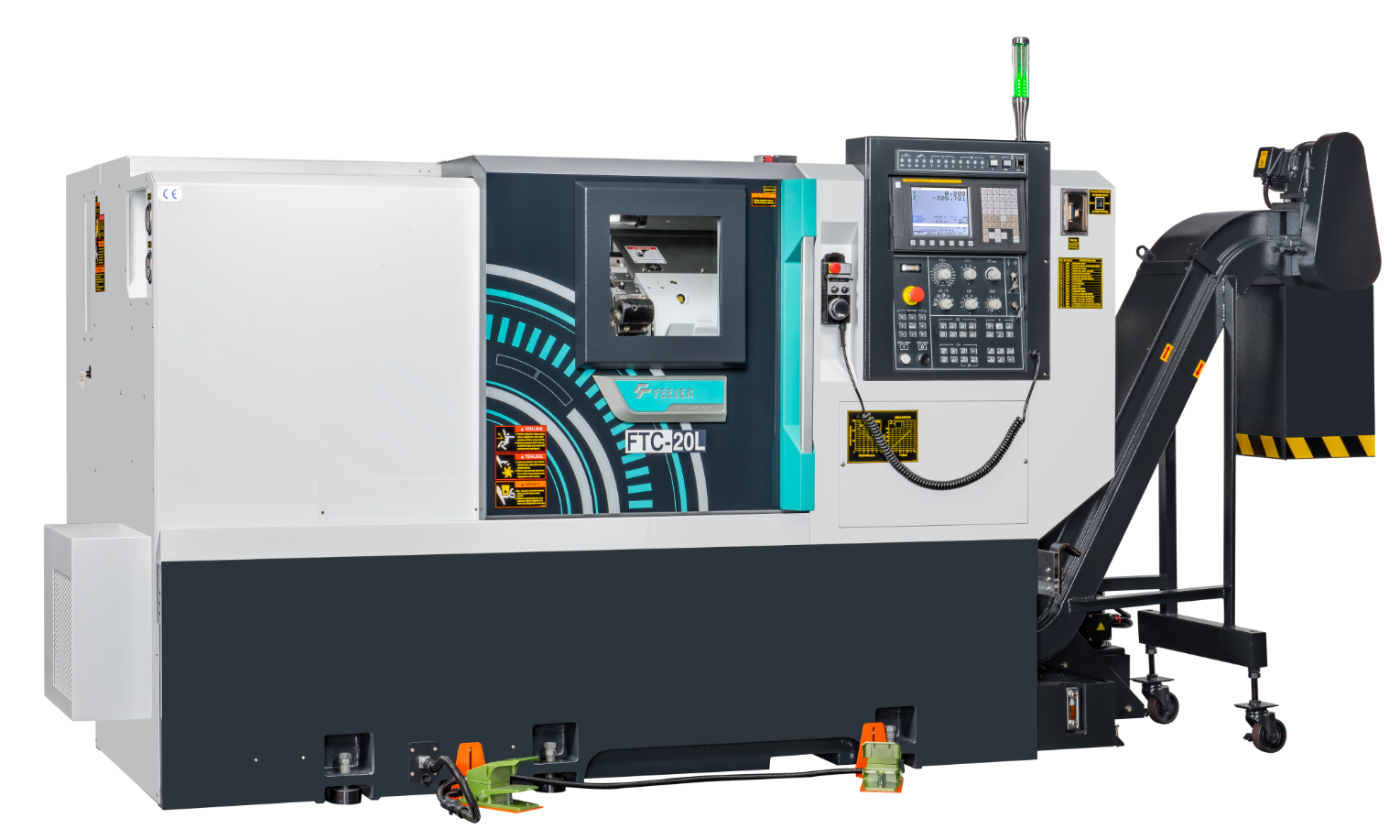 Horizontal CNC Lathes - FEELER | Professional CNC lathe, Machining ...